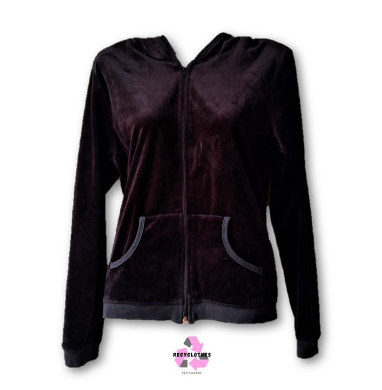 Polerón Negro L Conspiracy - Recyclothes