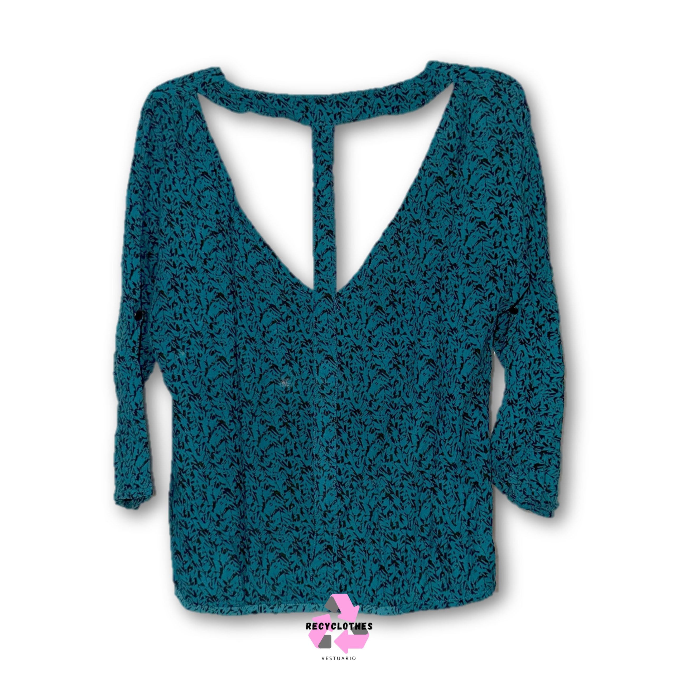 Polera Turquesa M Foster - Recyclothes